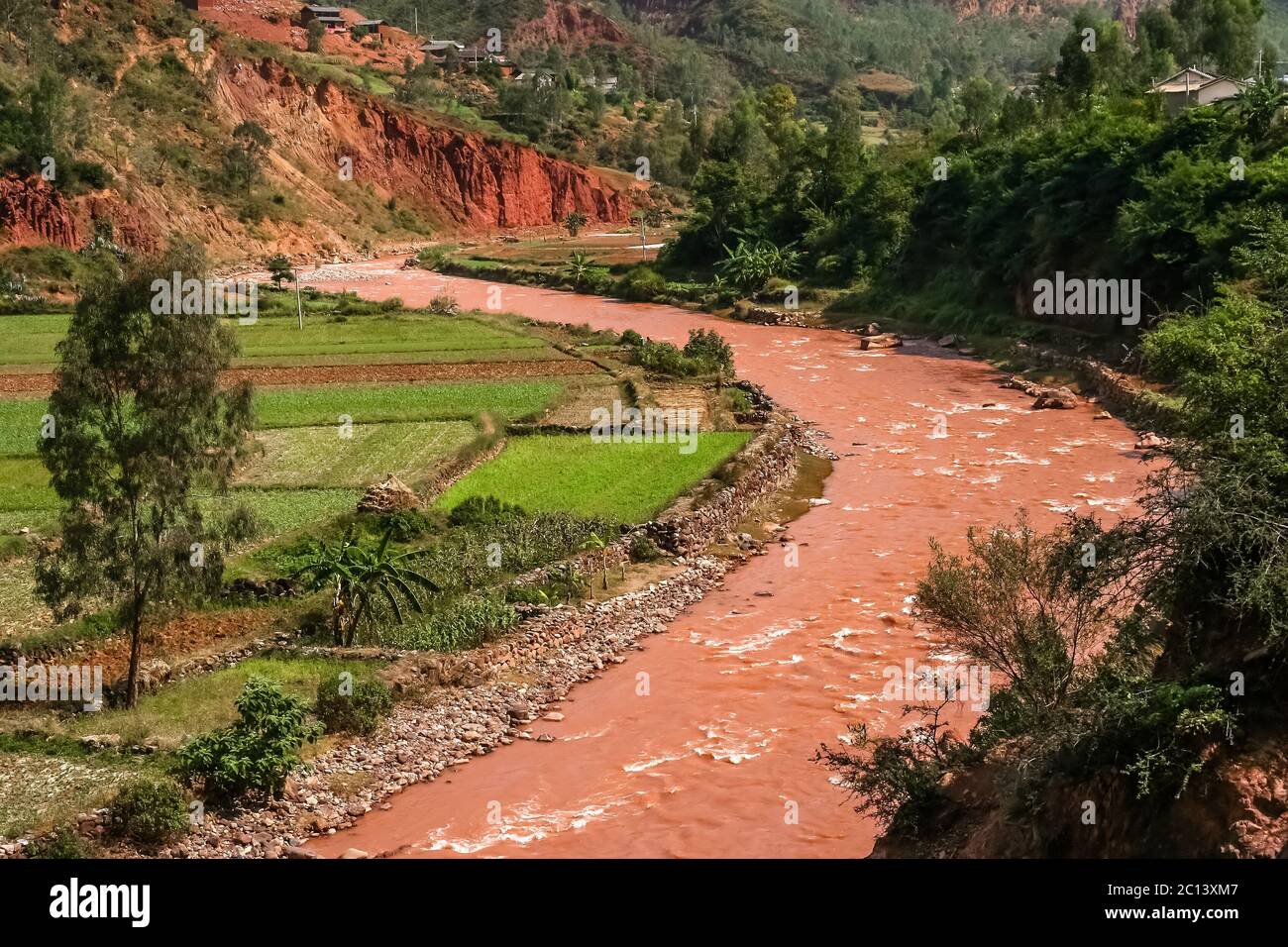 Xishuabanna valley landscape Stock Photo - Alamy