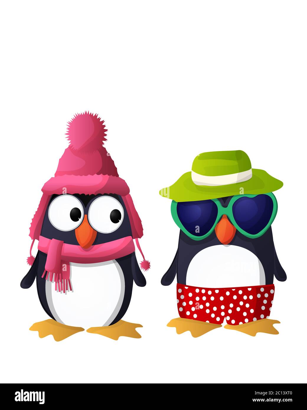 Penguins Wearing Clothes