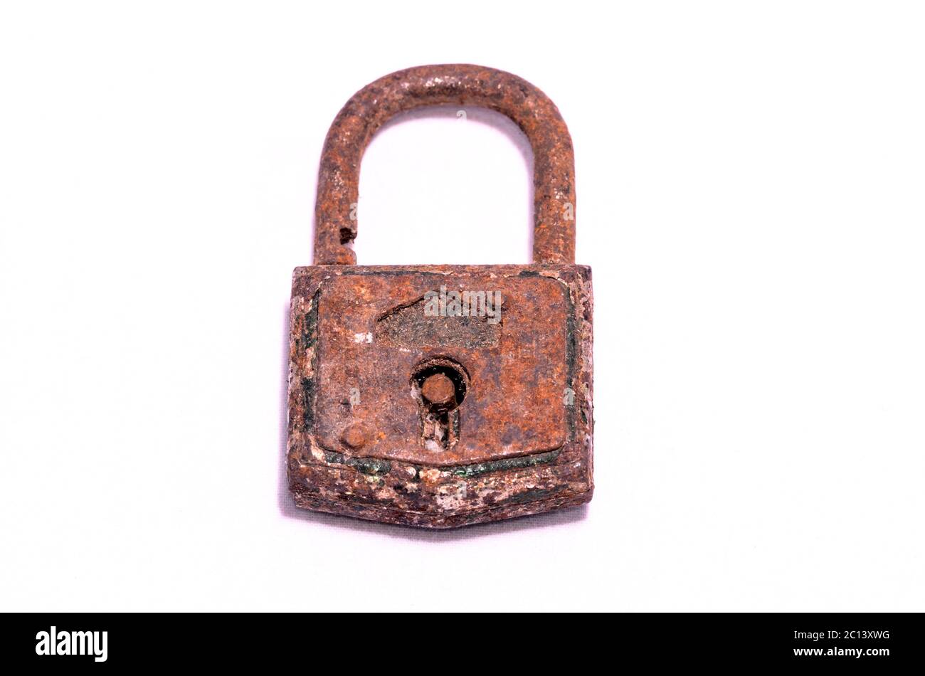 Old Antique Vintage Padlock Stock Photo - Alamy