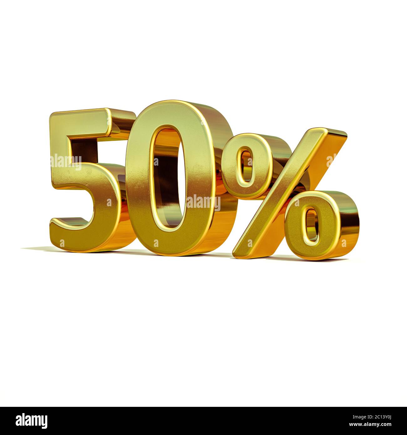 3d gold digit Cut Out Stock Images & Pictures - Alamy