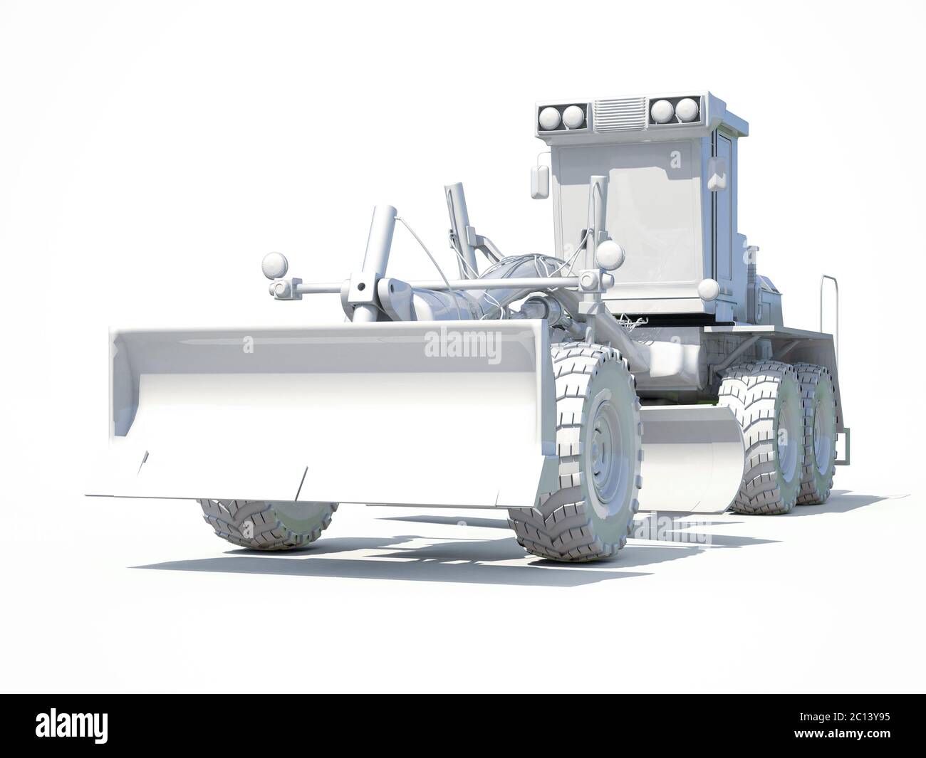 Gravel grader Cut Out Stock Images & Pictures - Alamy