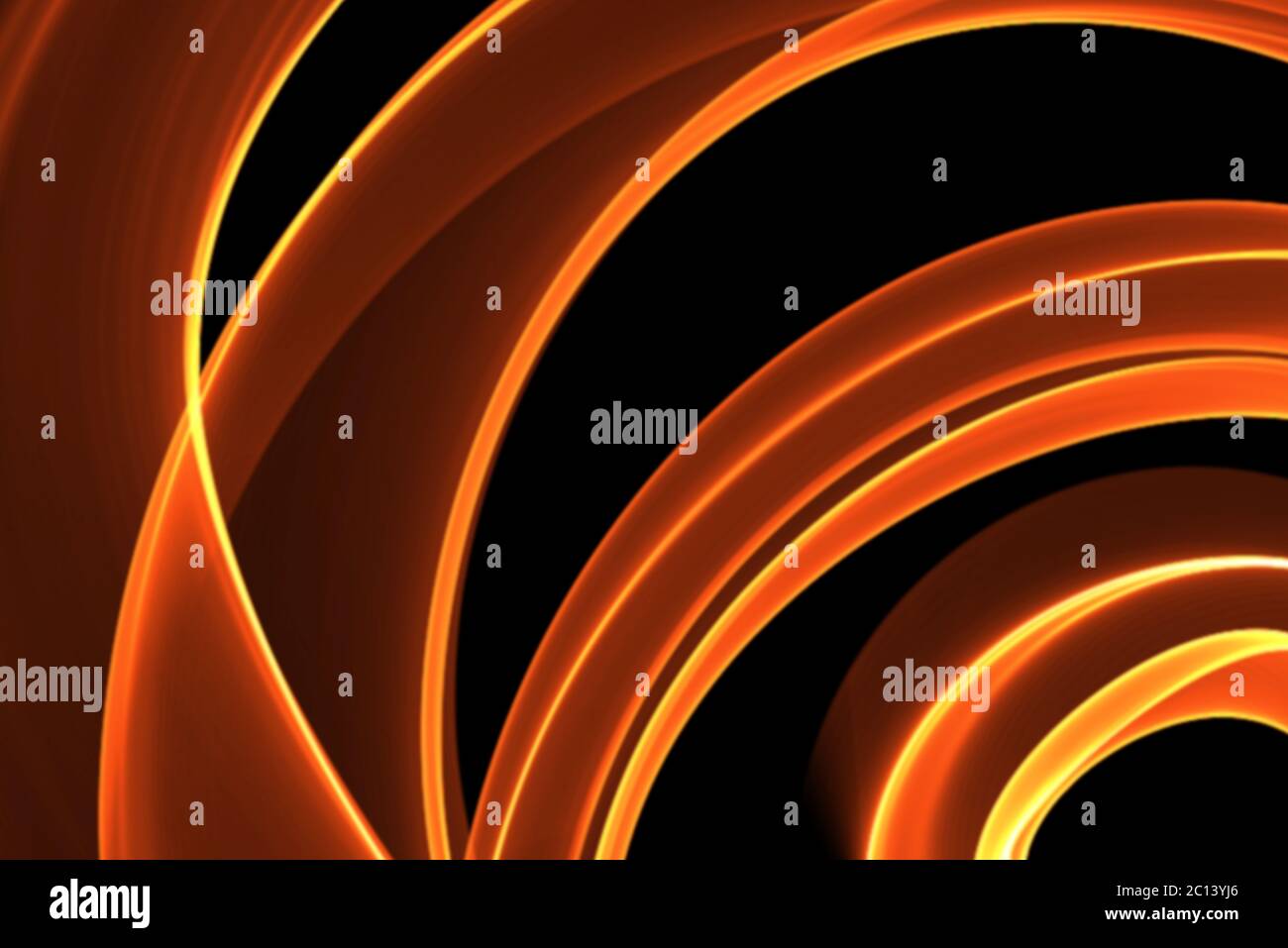 abstract red wavy smoke flame over black background Stock Photo - Alamy