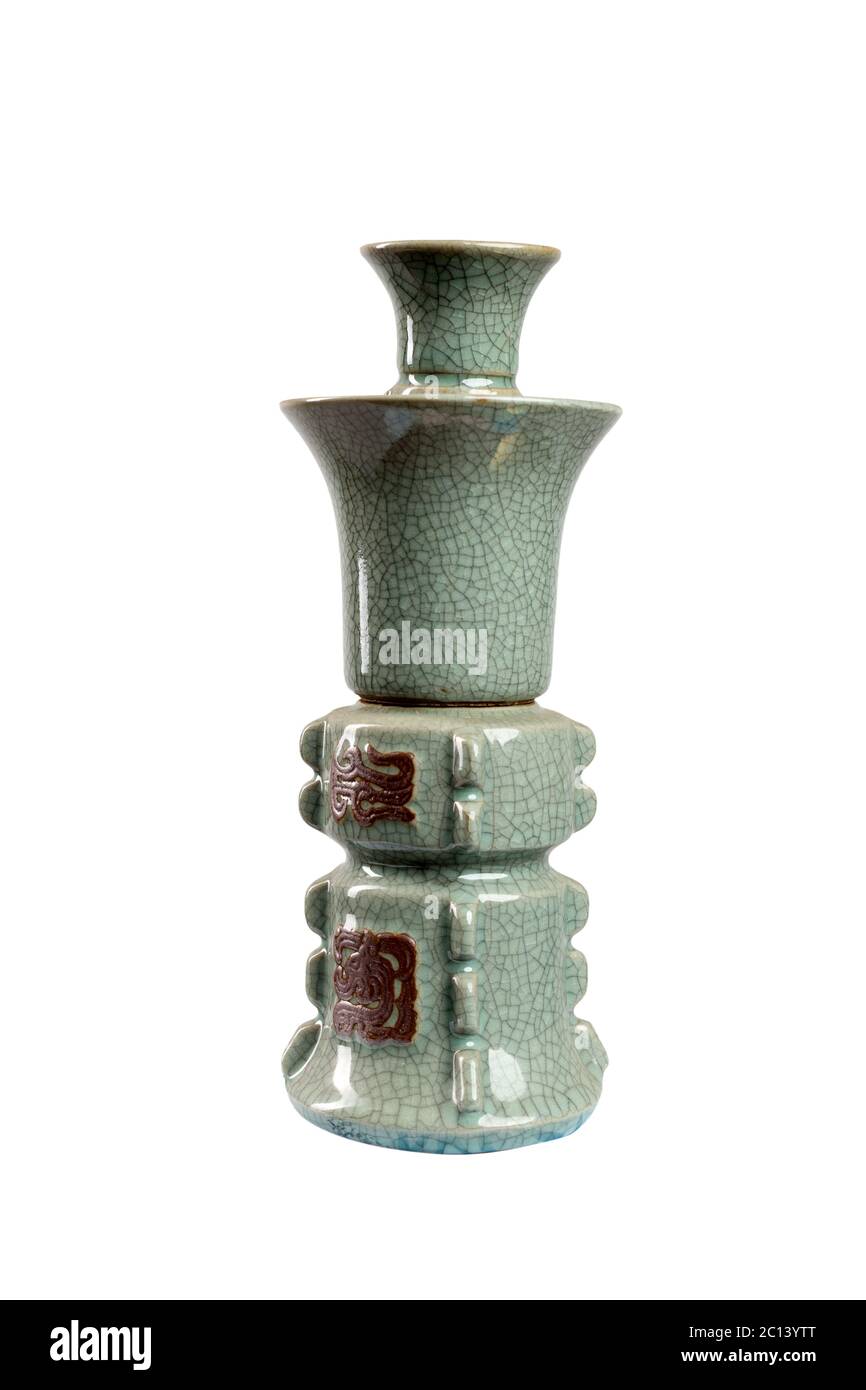 isolated ceramic craft on white background Stock Photo - Alamy