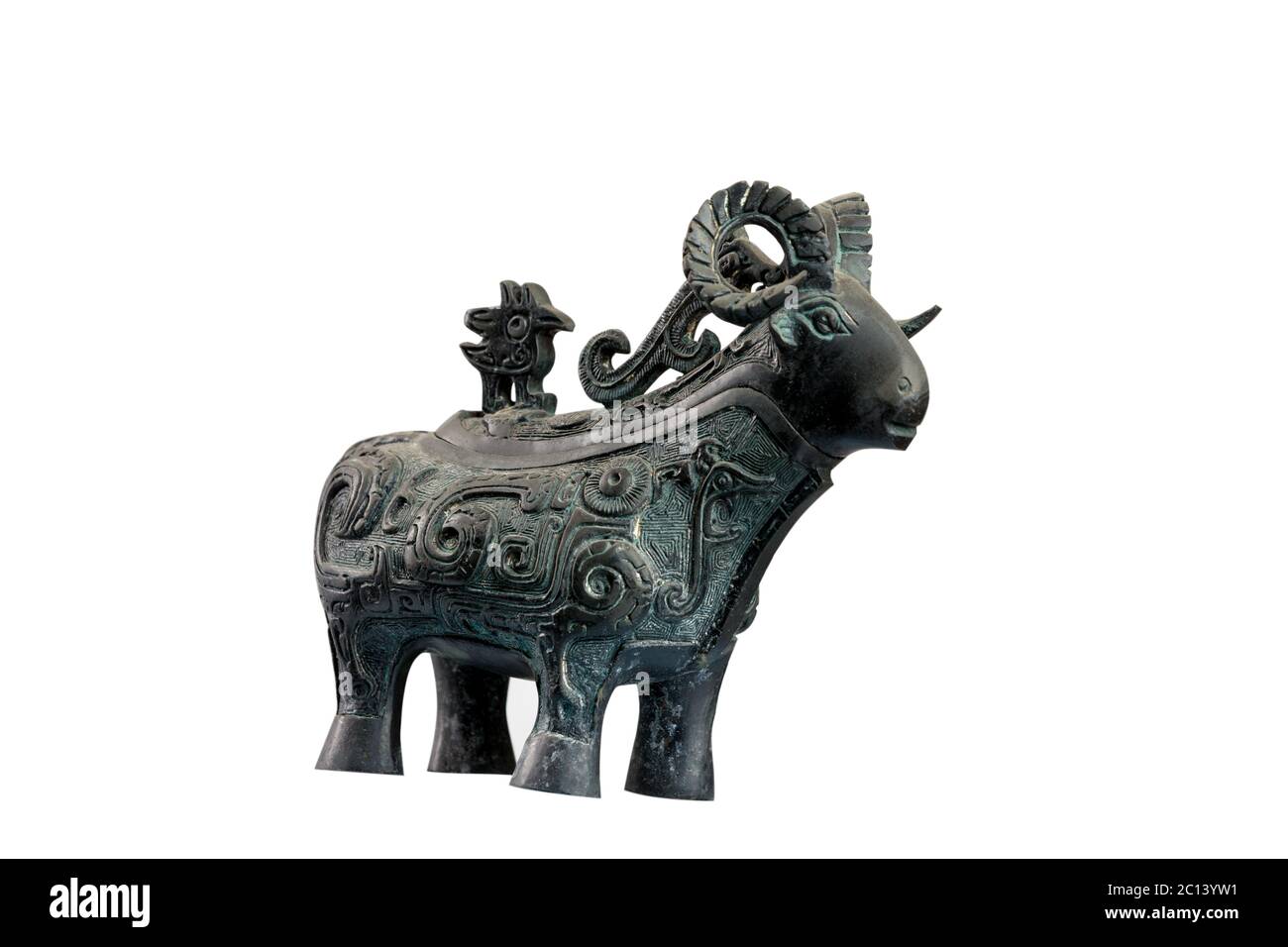 Chinese goat statue Cut Out Stock Images & Pictures - Alamy