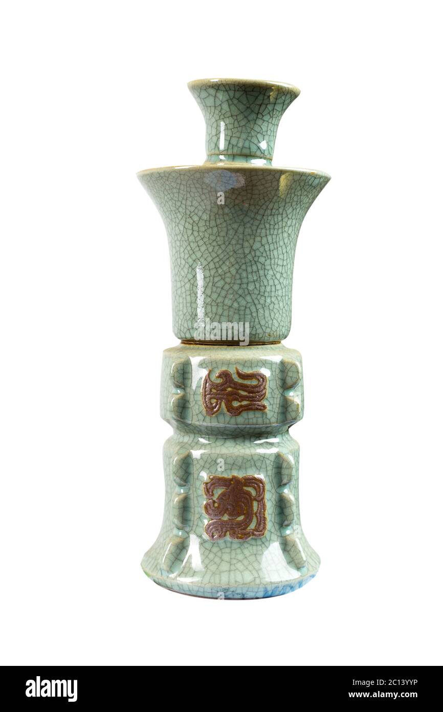 isolated ceramic craft on white background Stock Photo - Alamy