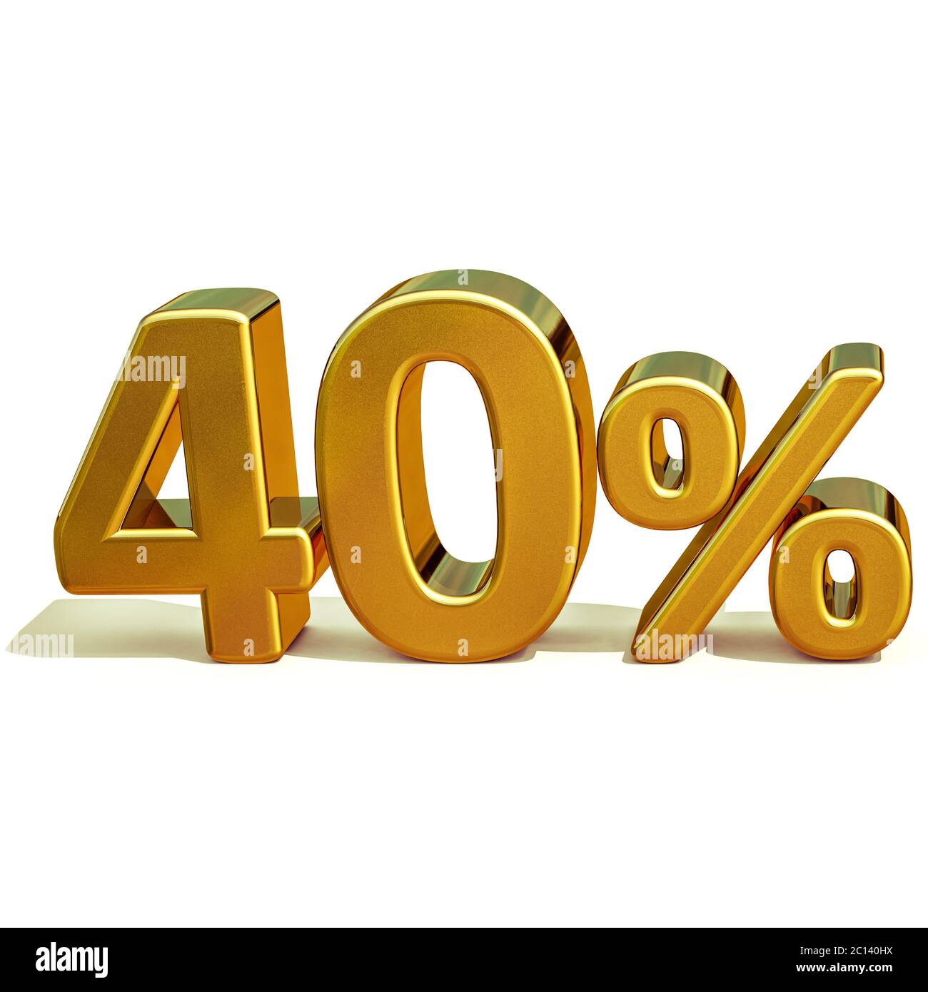 3d 40 percent hi-res stock photography and images - Alamy