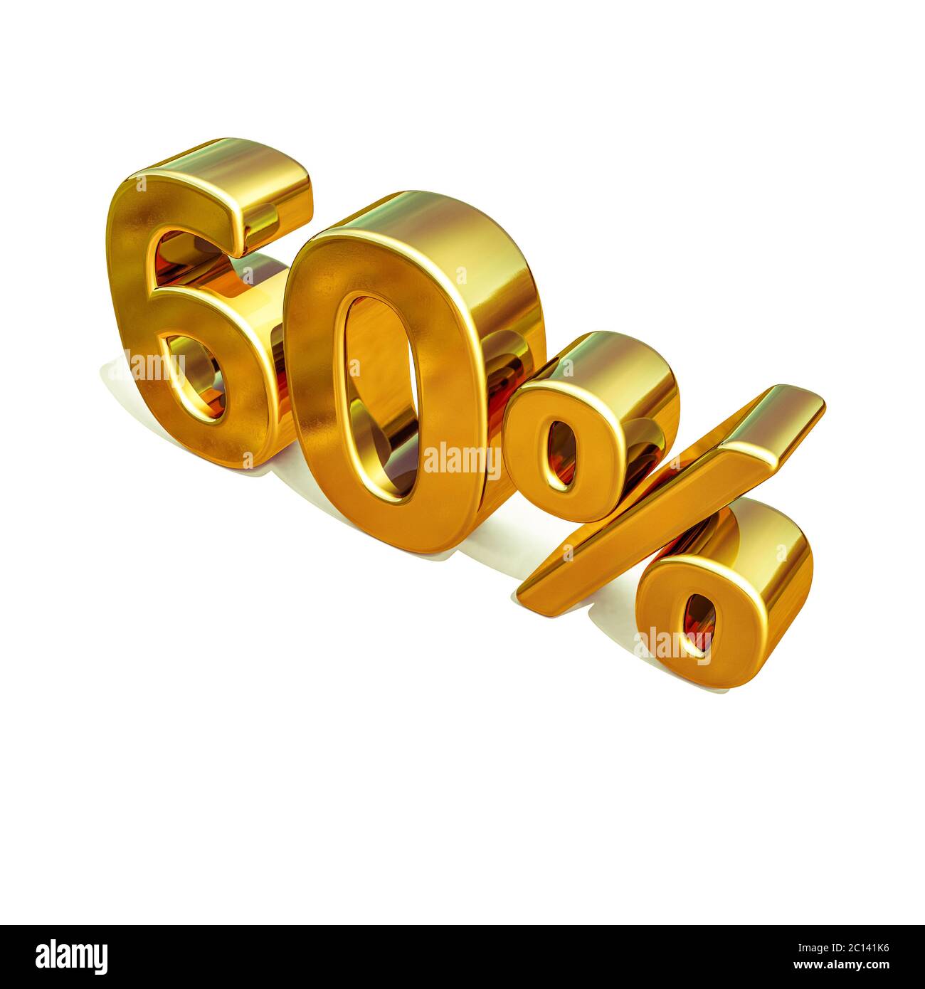 3d number 60 gold hi-res stock photography and images - Alamy