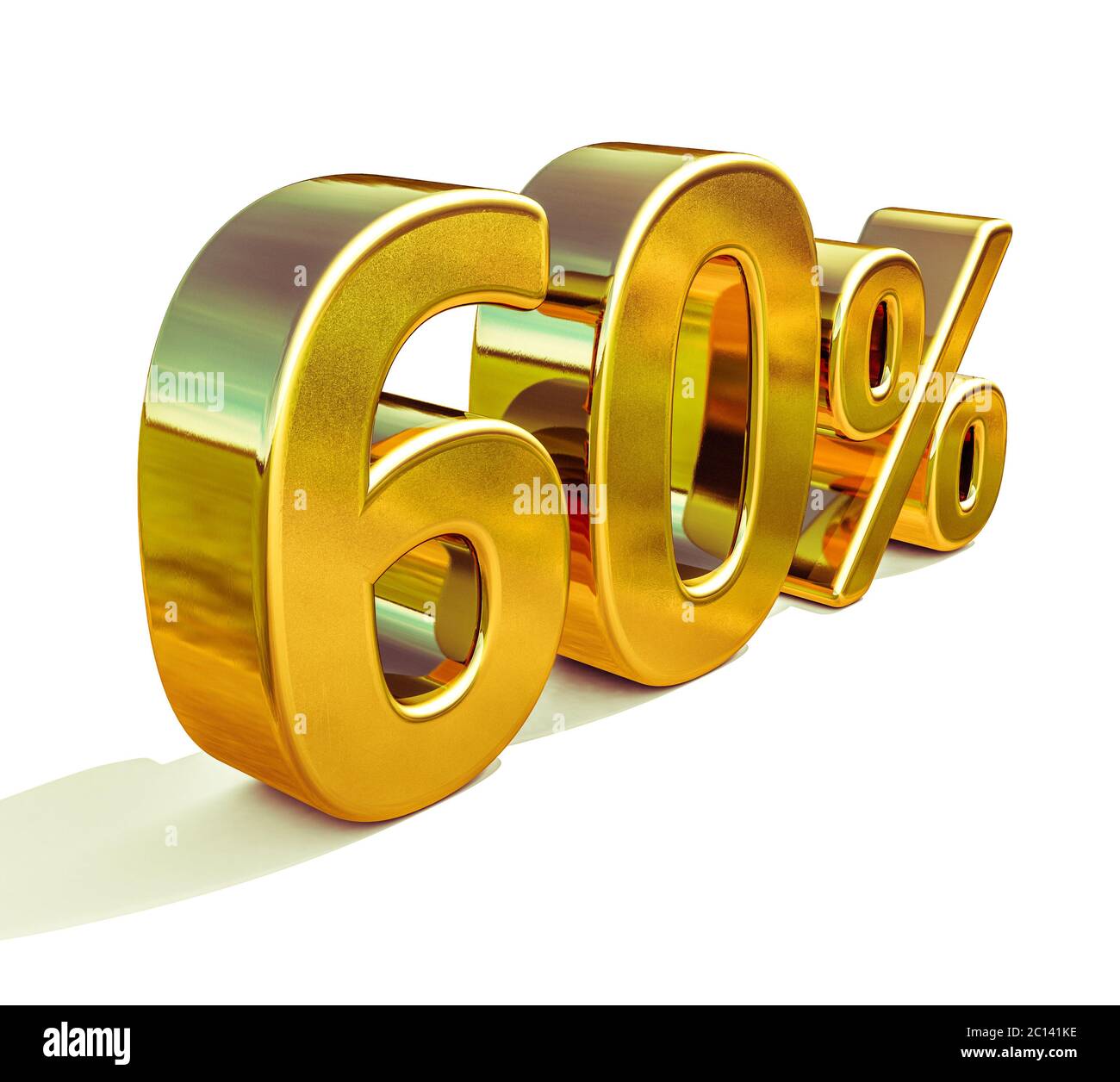 Golden number 60 Cut Out Stock Images & Pictures - Alamy