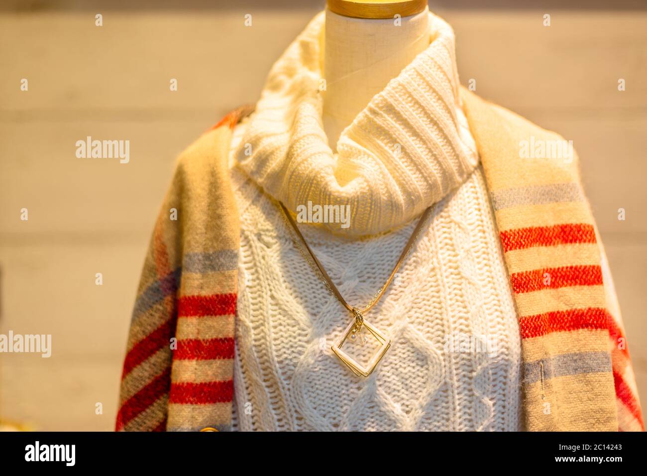 beautiful fashionable clothes in fashion store Stock Photo - Alamy