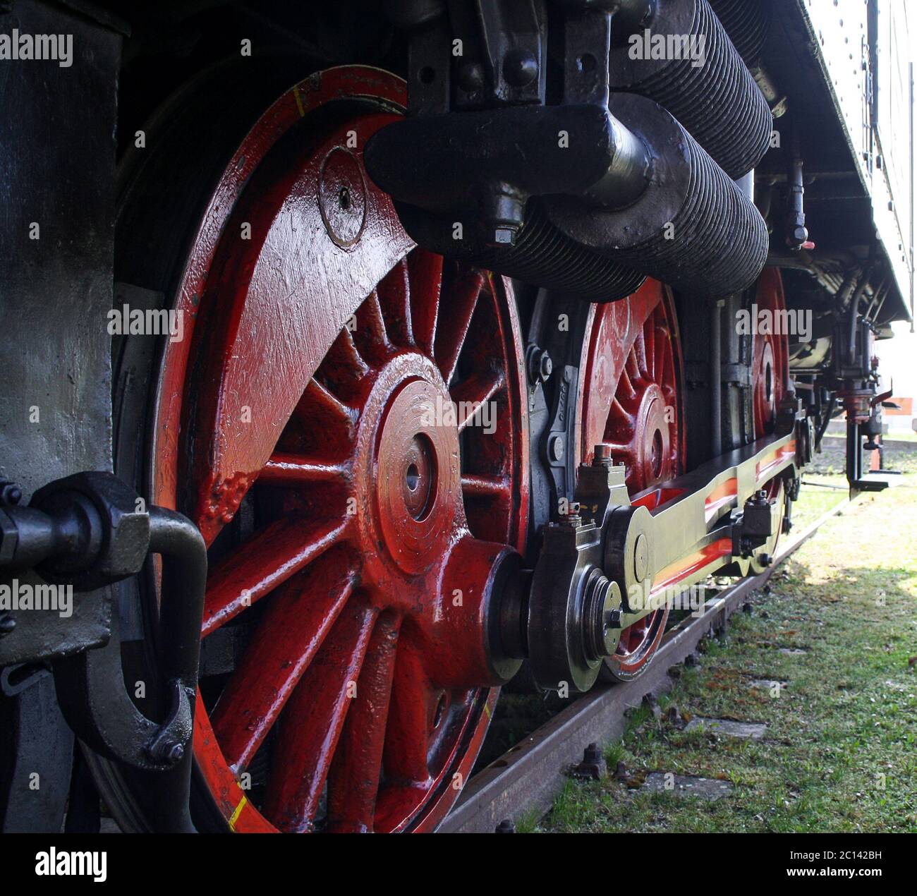 Steam engine wheels hi-res stock photography and images - Alamy