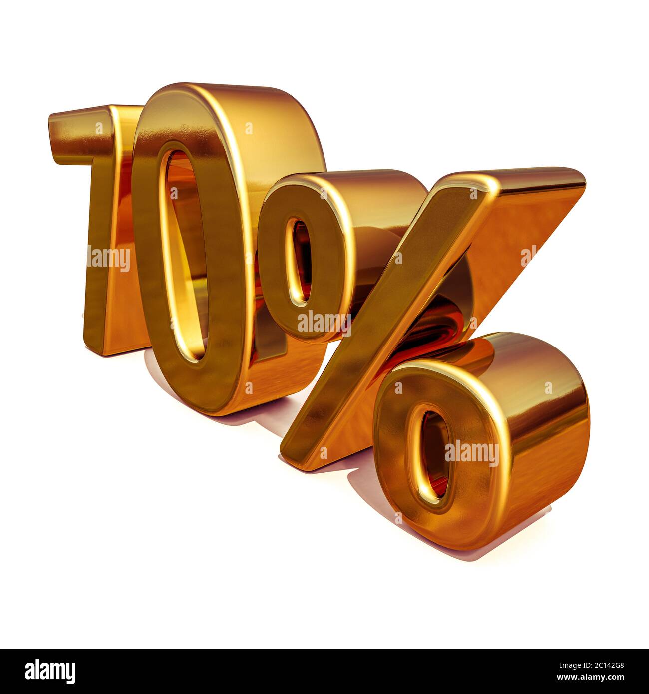 3d Gold 70 Seventy Percent Discount Sign Stock Photo - Alamy