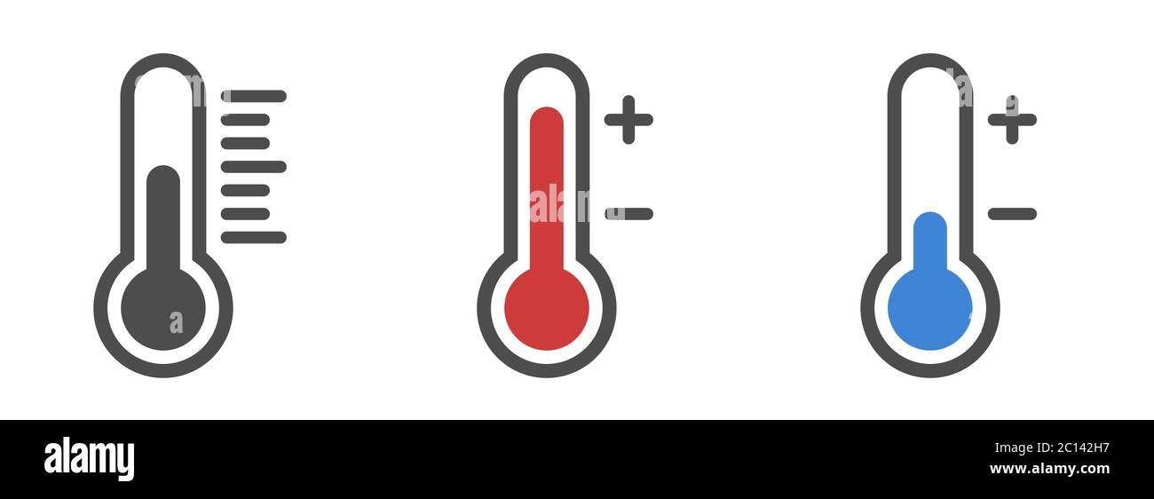 Thermometer icons isolated Stock Vector Image & Art - Alamy