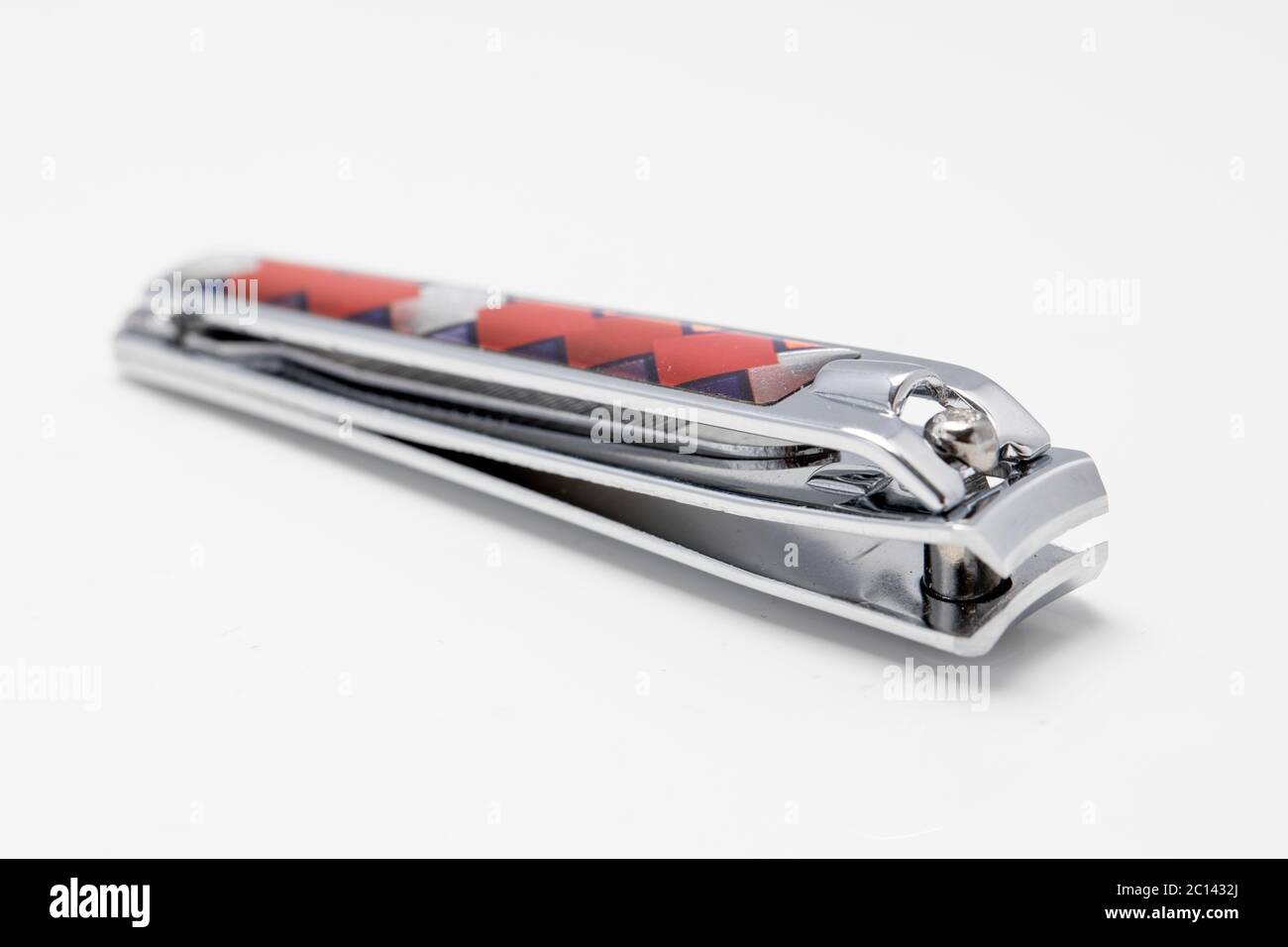 Nail cutter top angle shot on a white background good as a conceptual ...