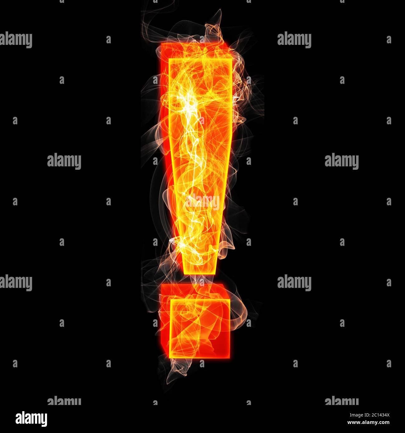 Fire exclamation mark hi-res stock photography and images - Alamy