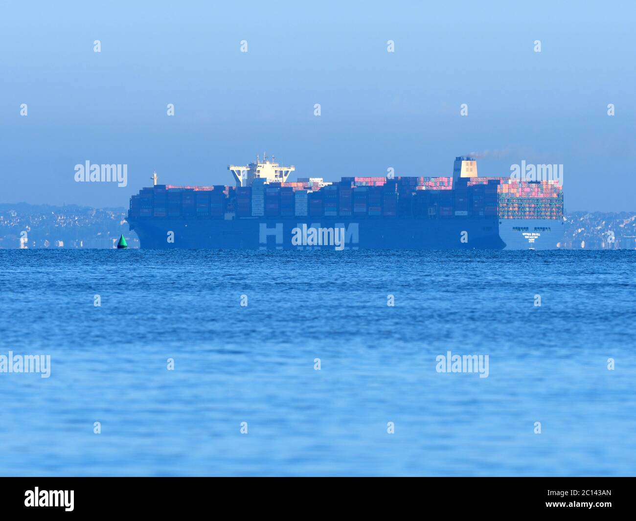 Sheerness, Kent, UK. 14th June, 2020. The World's biggest containership ...