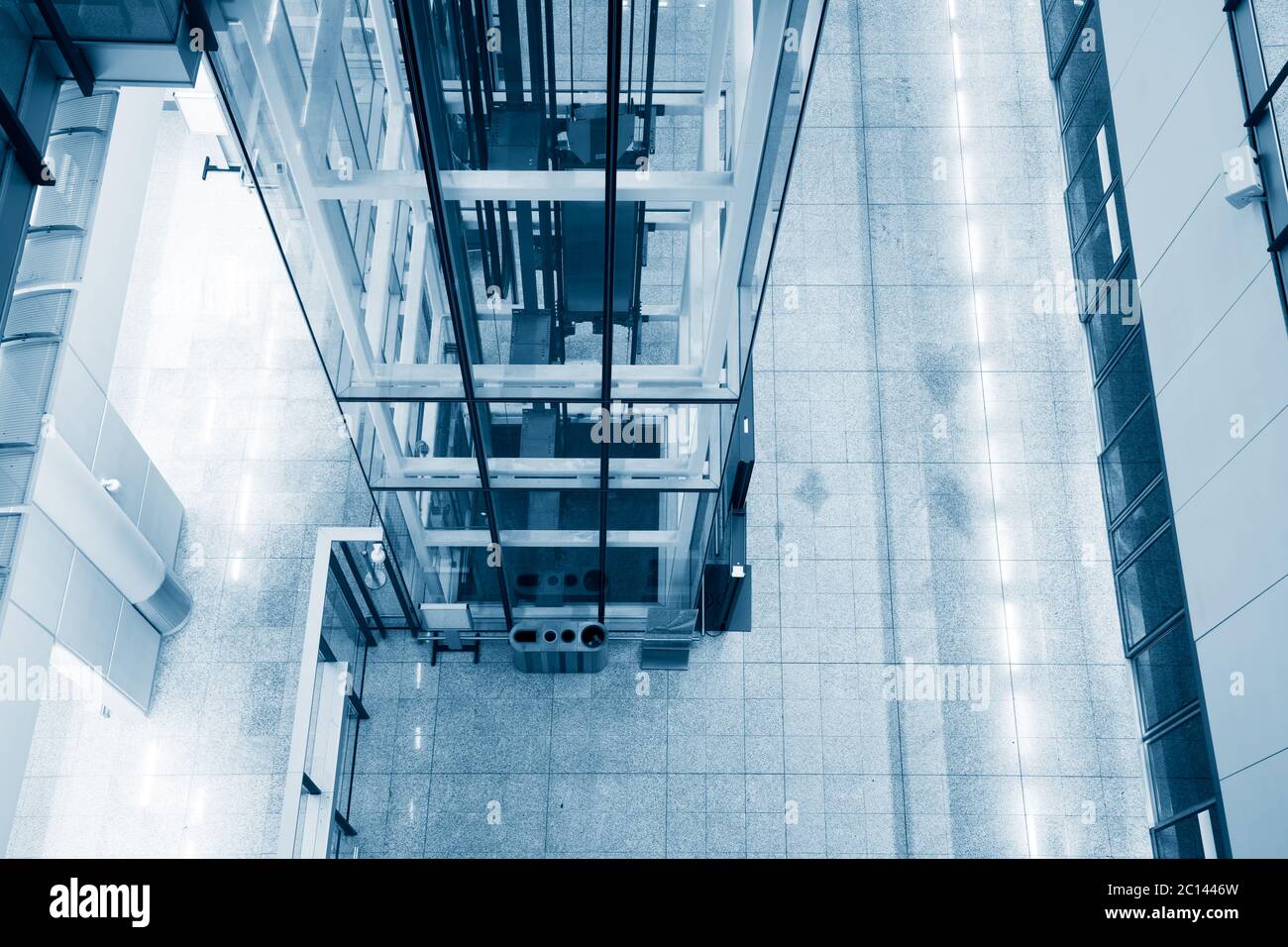 lift with glass wall Stock Photo - Alamy