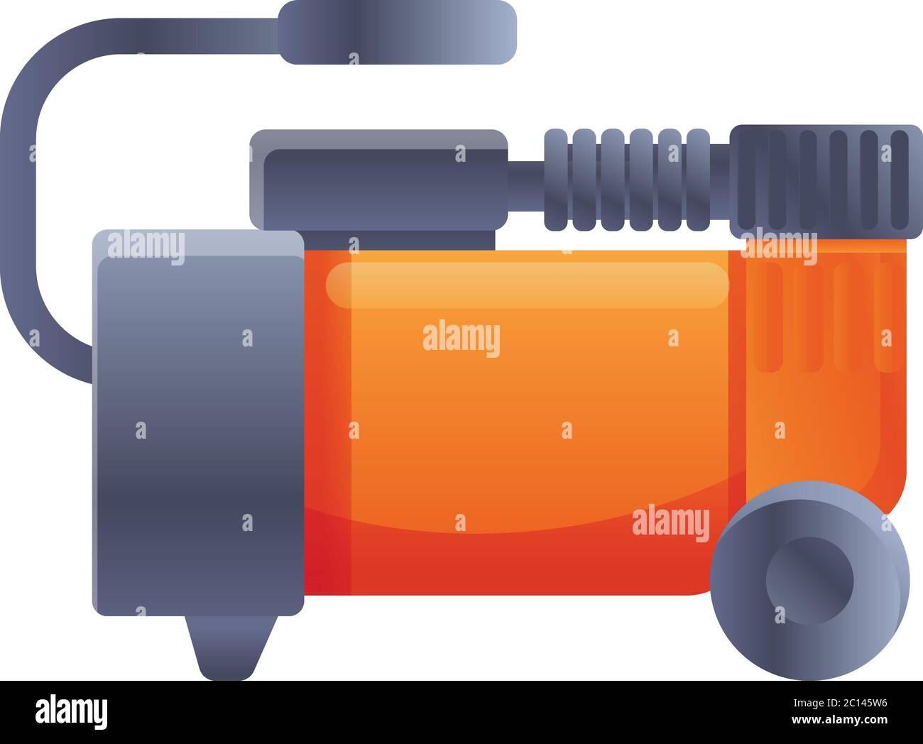 Portable air compressor icon. Cartoon of portable air compressor vector ...
