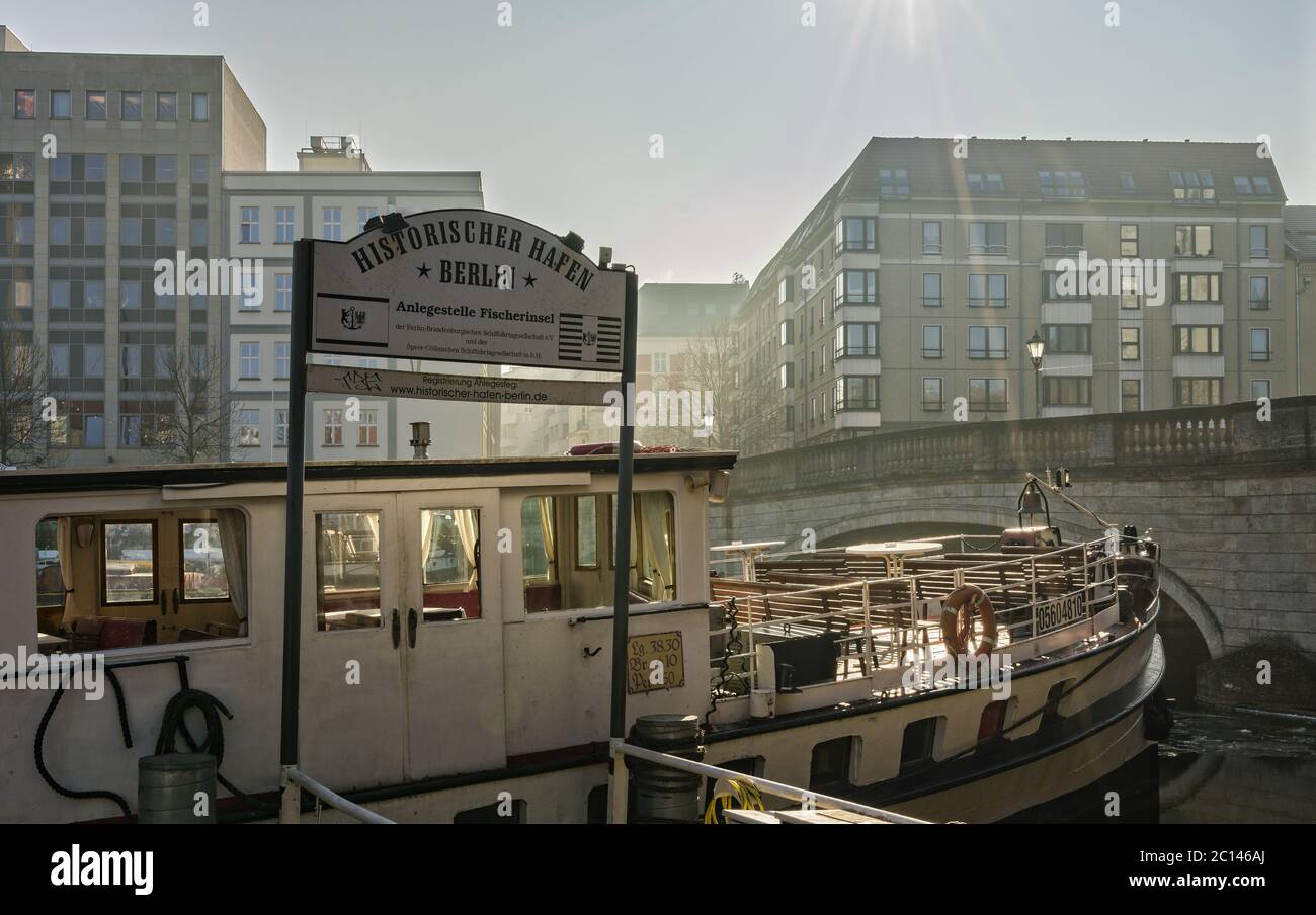 Historic Port of Berlin Stock Photo - Alamy