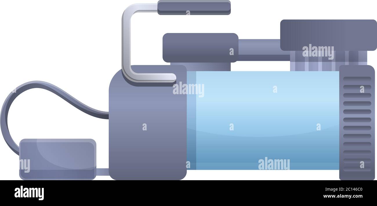 Modern car air compressor icon. Cartoon of modern car air compressor ...