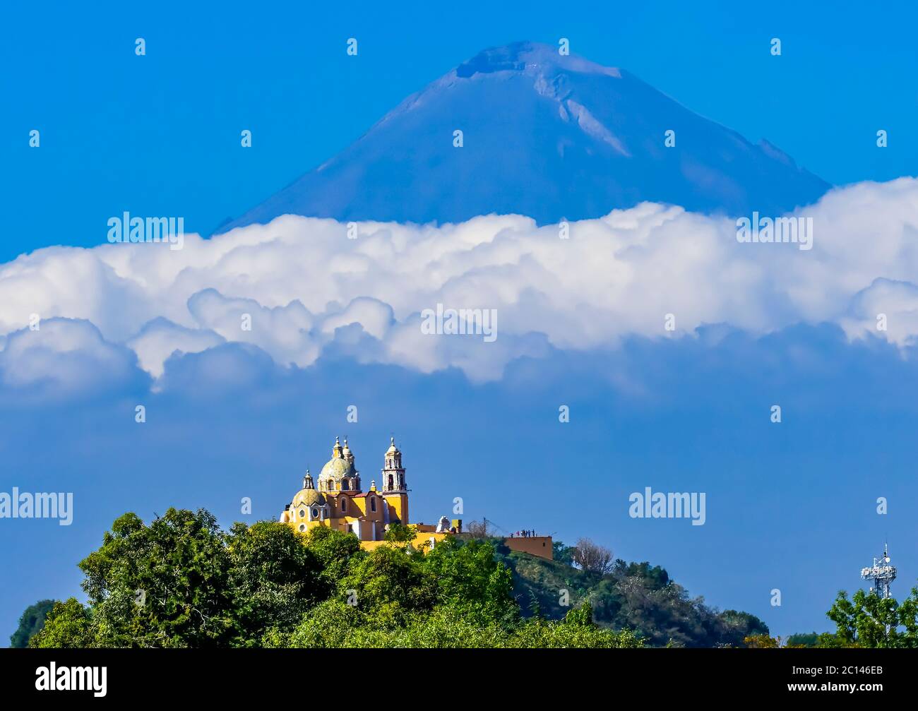 Popocatepetl Volcano Cholula Mexico Photo Of Popocatepetl In Mexico