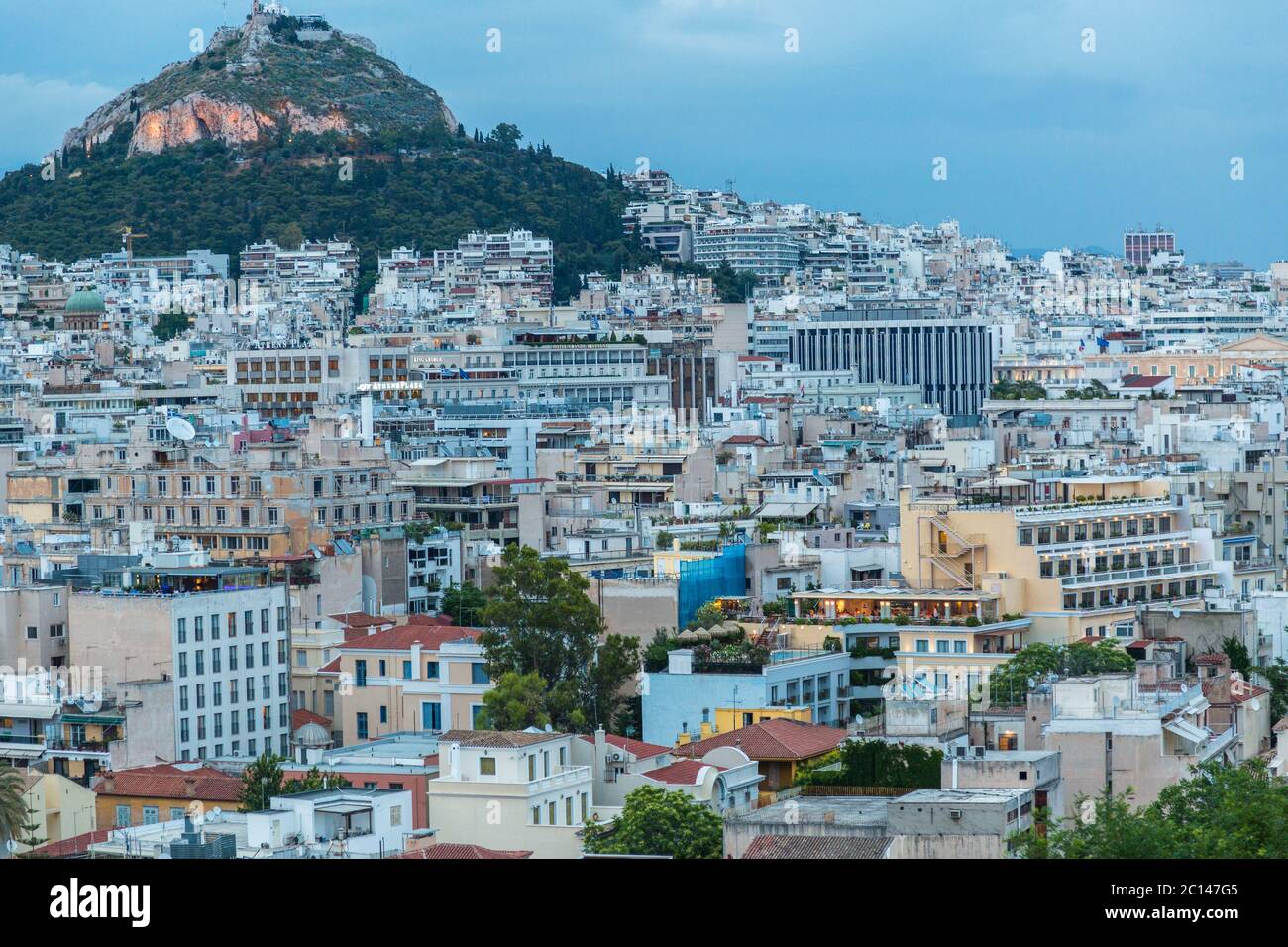 Lykavittos hill hi-res stock photography and images - Alamy