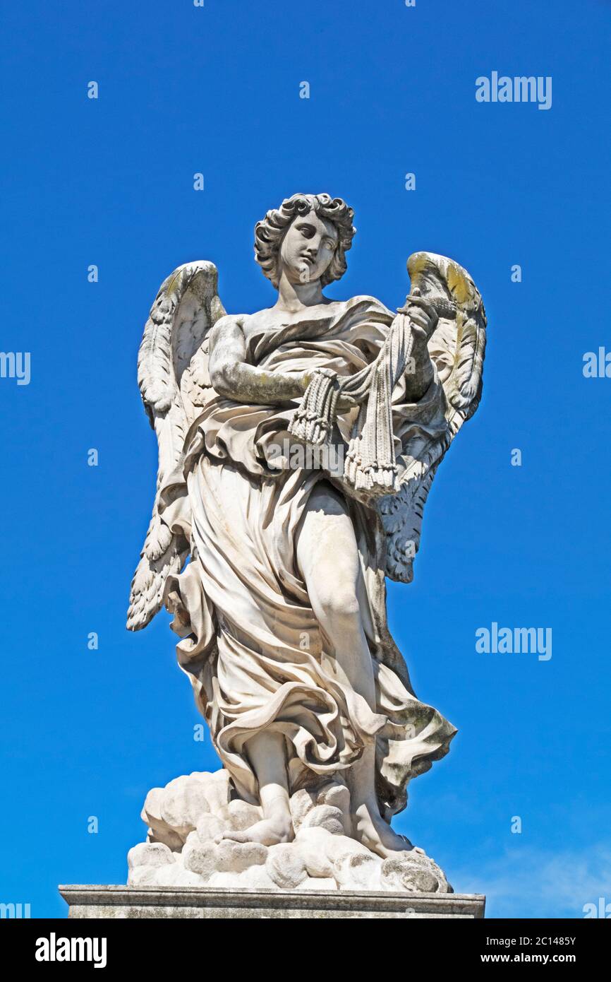 Saint angelo bridge statue hi-res stock photography and images - Alamy