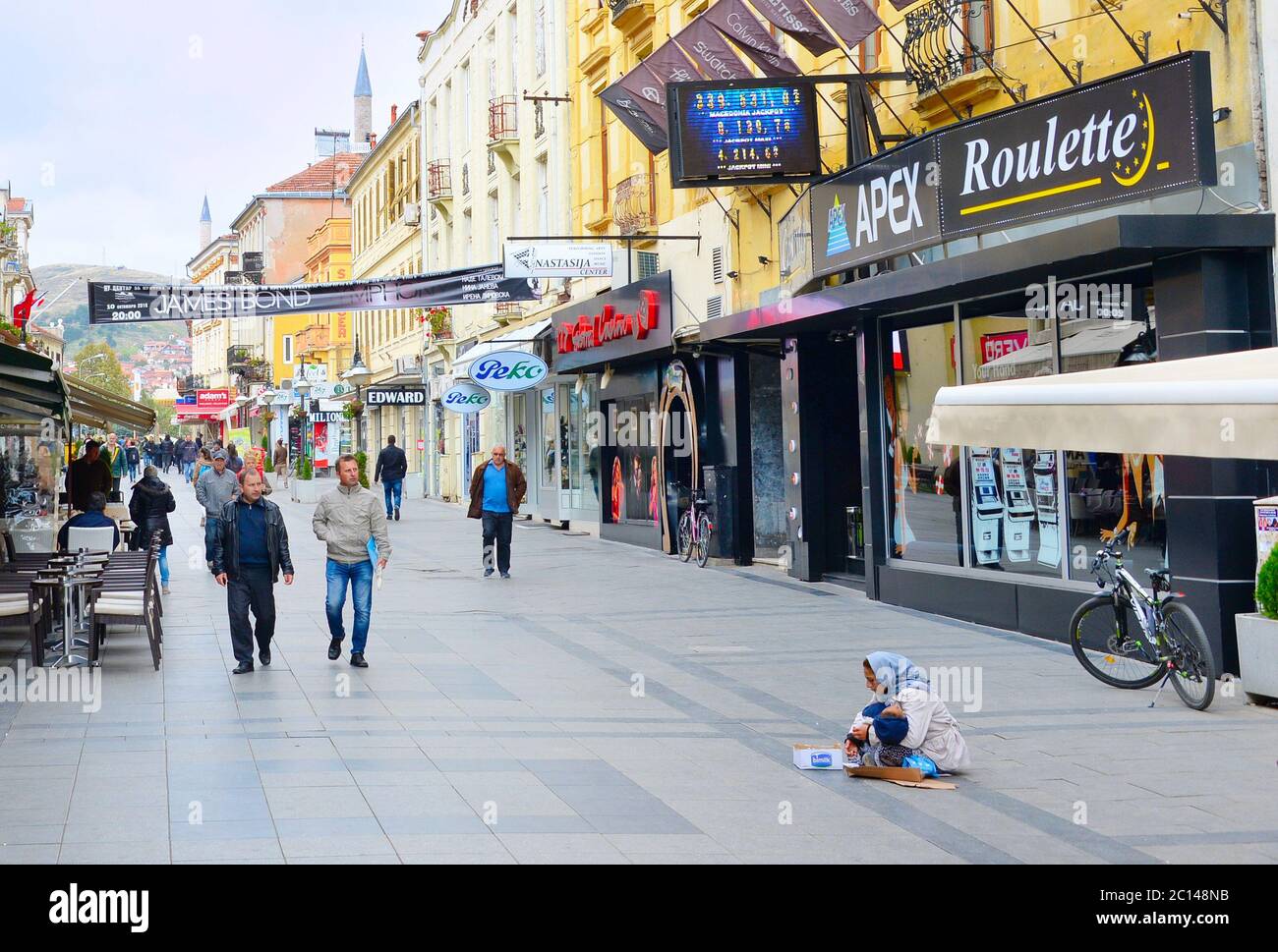 Bitola city center, Macedonia Stock Photo - Alamy