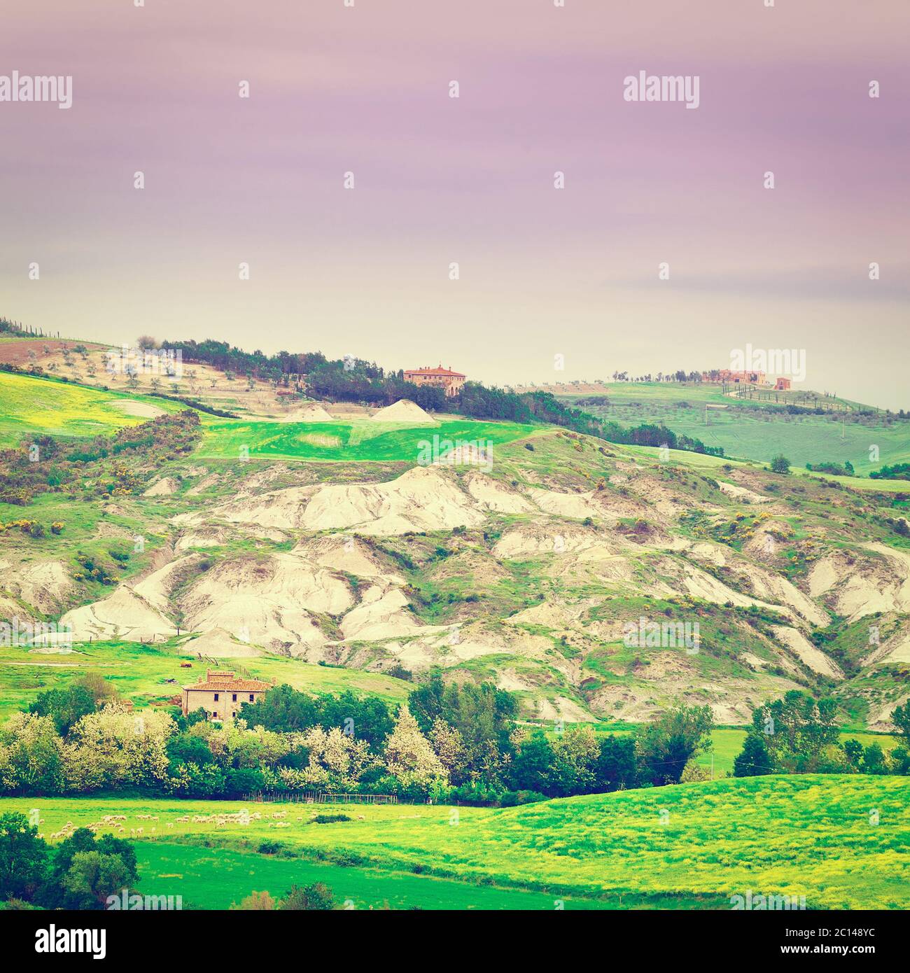 Italy at Sunset Stock Photo - Alamy