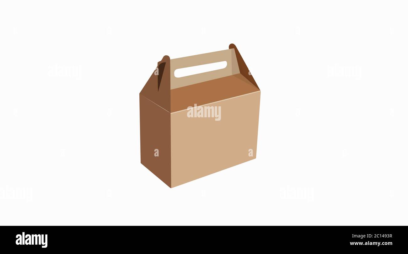 Empty takeaway box Stock Vector Images - Alamy