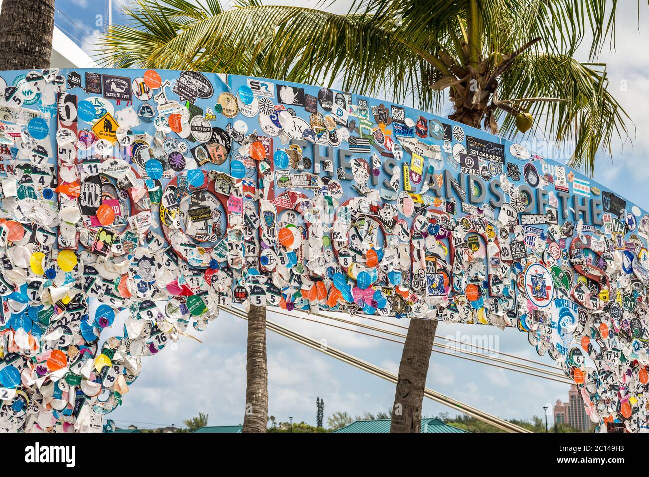 Nassau, Bahamas - May 3, 2019: Welcome Sign in Nassau, Bahamas. Cruise ...