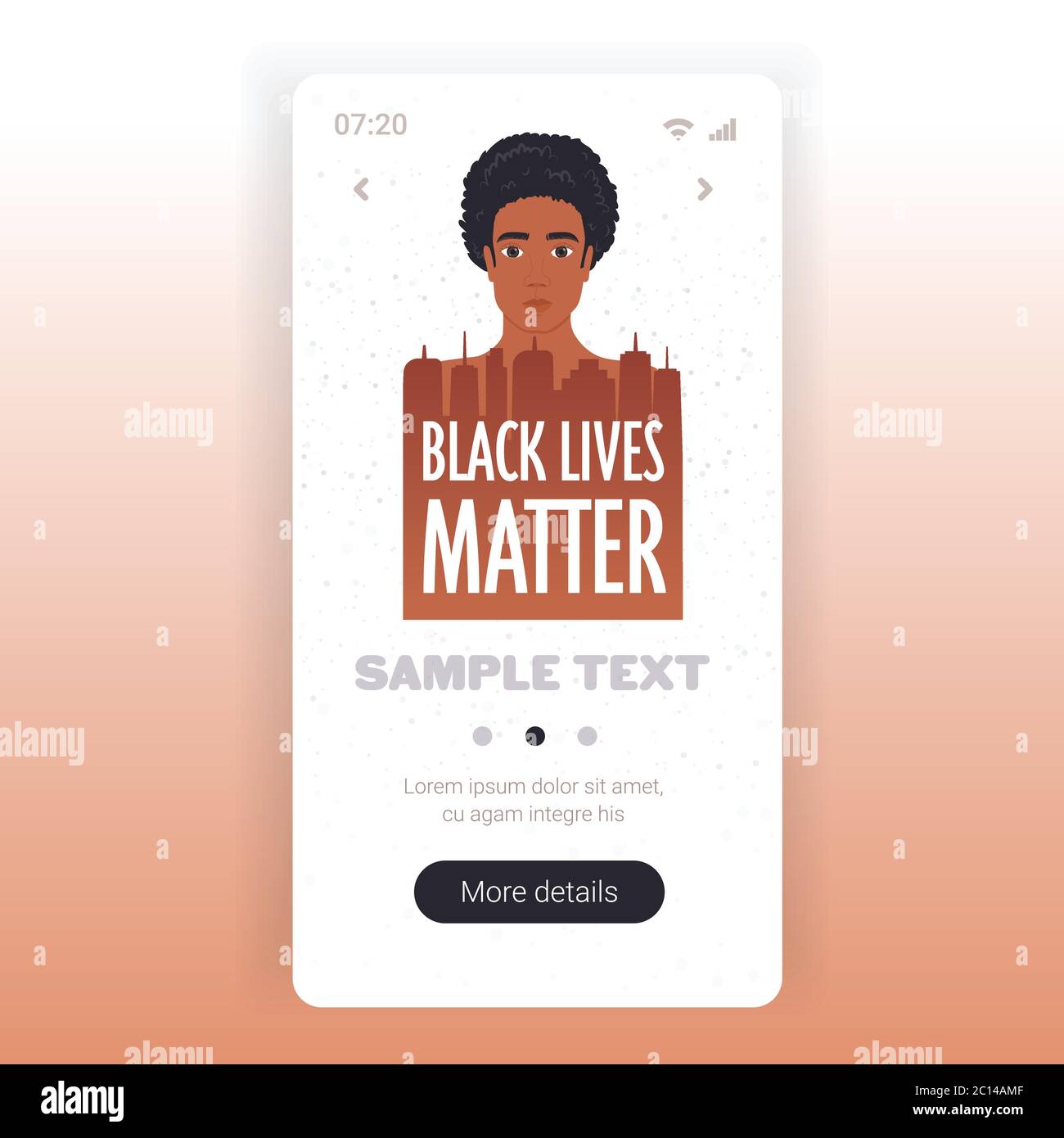 african american man against racial discrimination i cant breathe black ...