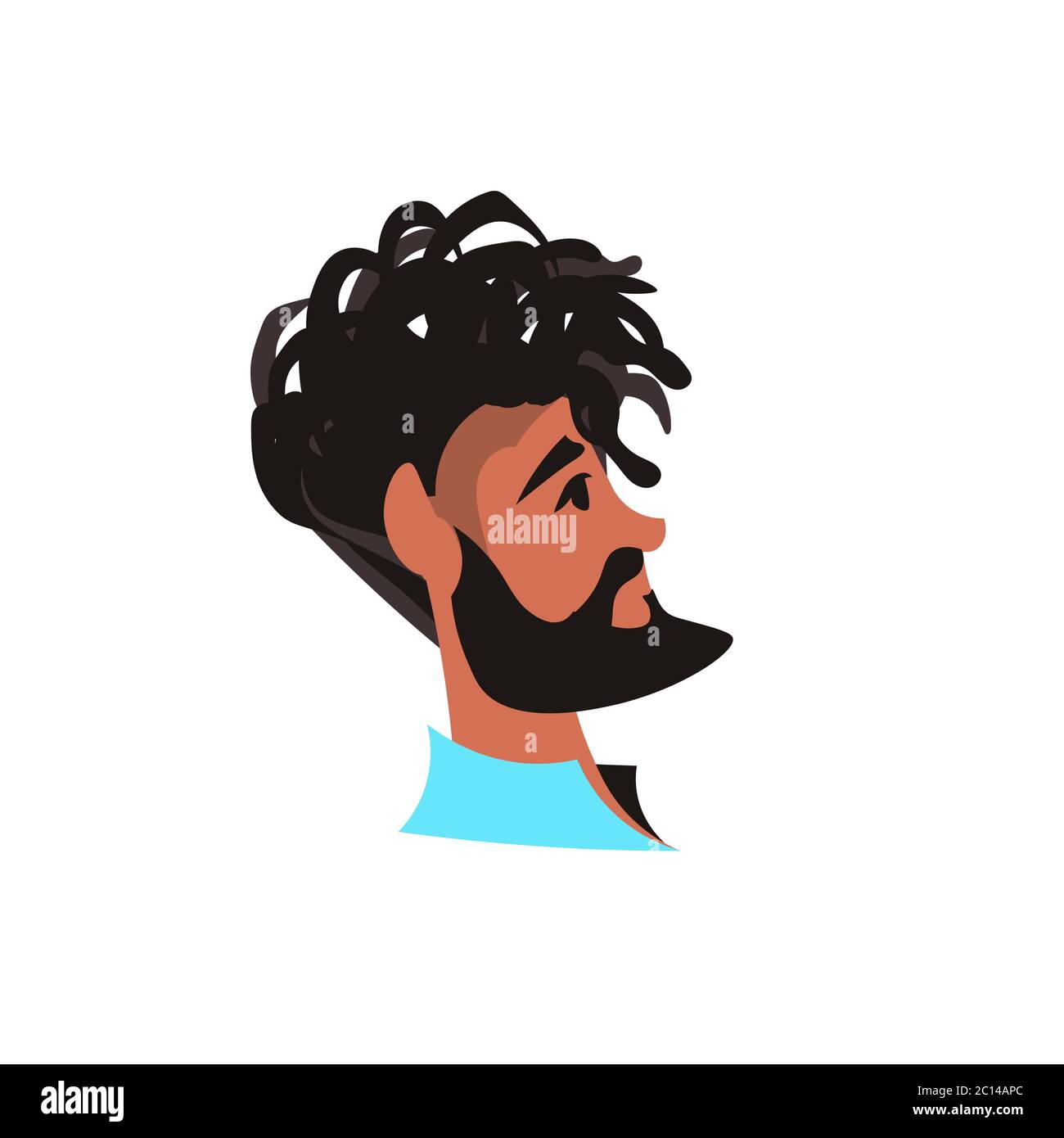 african american man against racial discrimination black lives matter ...