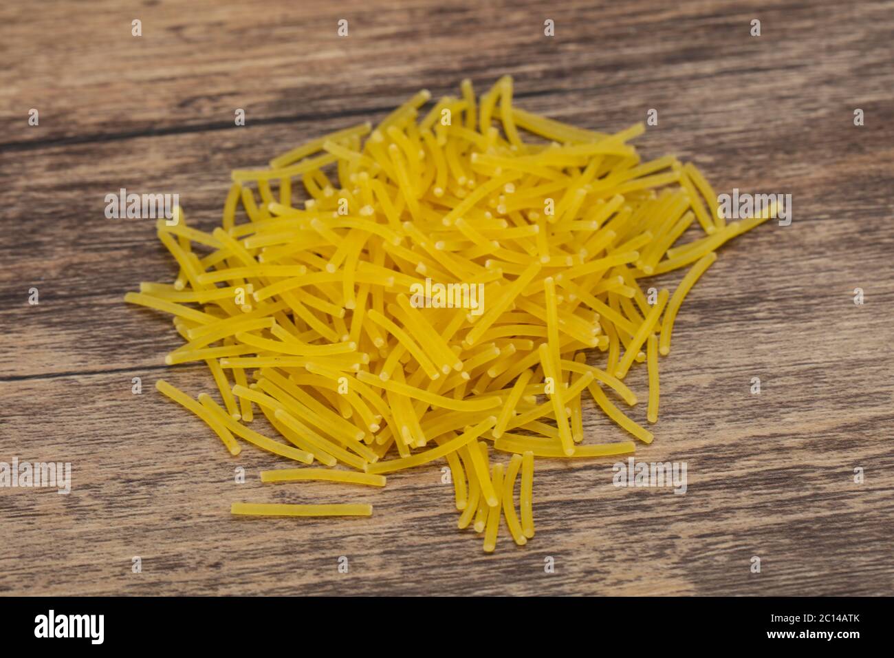 Dry raw vermicelli Italian pasta for cooking Stock Photo - Alamy