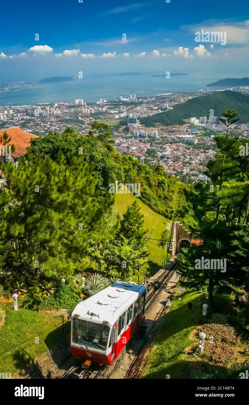 The penang hill funicular railway hi-res stock photography and images ...