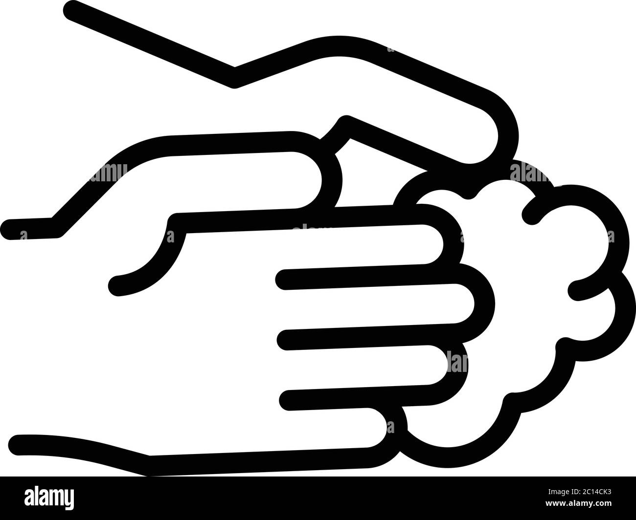 Hands wash icon, outline style Stock Vector Image & Art - Alamy