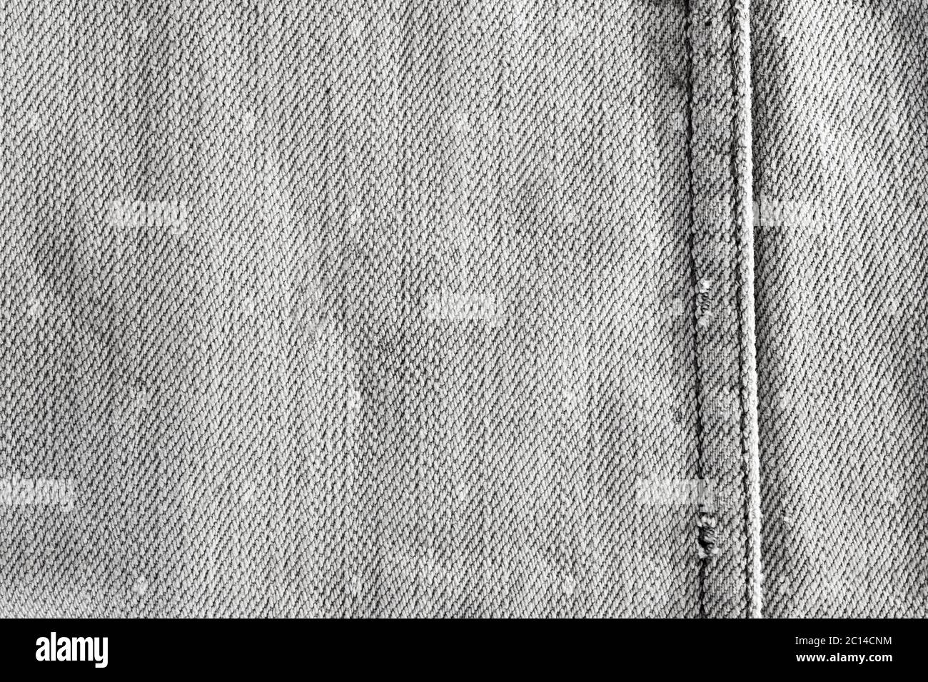 Texture and seam of denim fabric Stock Photo - Alamy