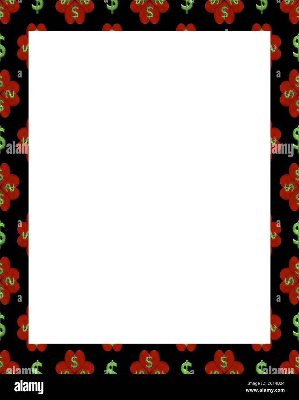 Dollar Sign Page Border