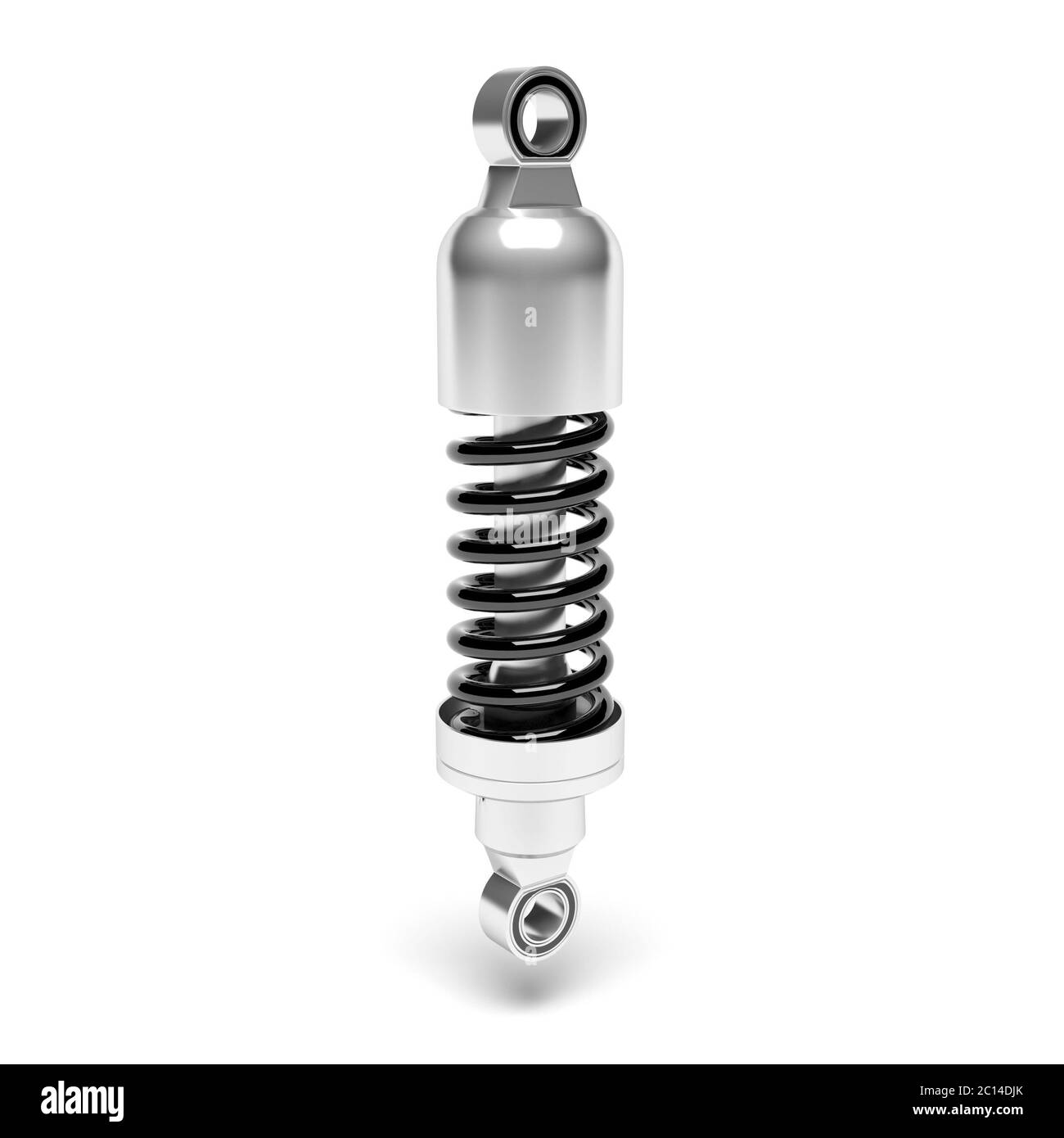 Shock absorber. 3d rendering illustration isolated on white background ...