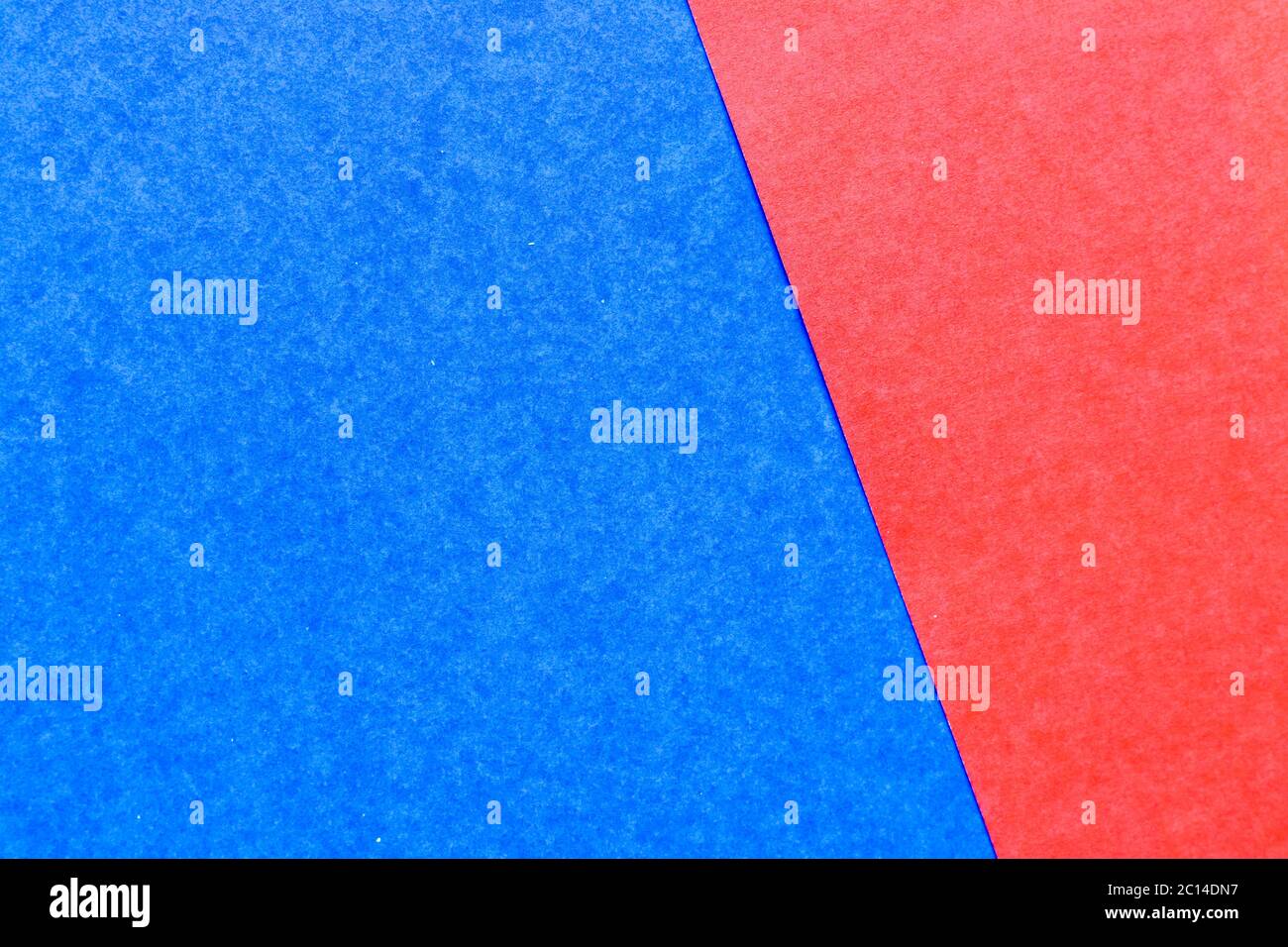 Abstract red and blue color paper textured background with copy space ...