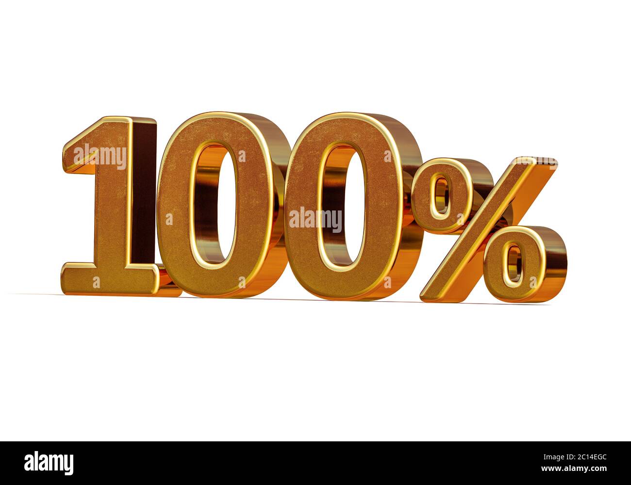 3d Gold 100 Hundred Percent Discount Sign Stock Photo - Alamy