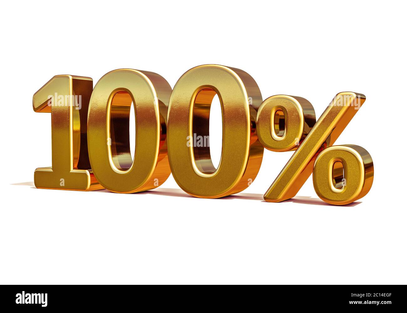 3d Gold 100 Hundred Percent Discount Sign Stock Photo - Alamy