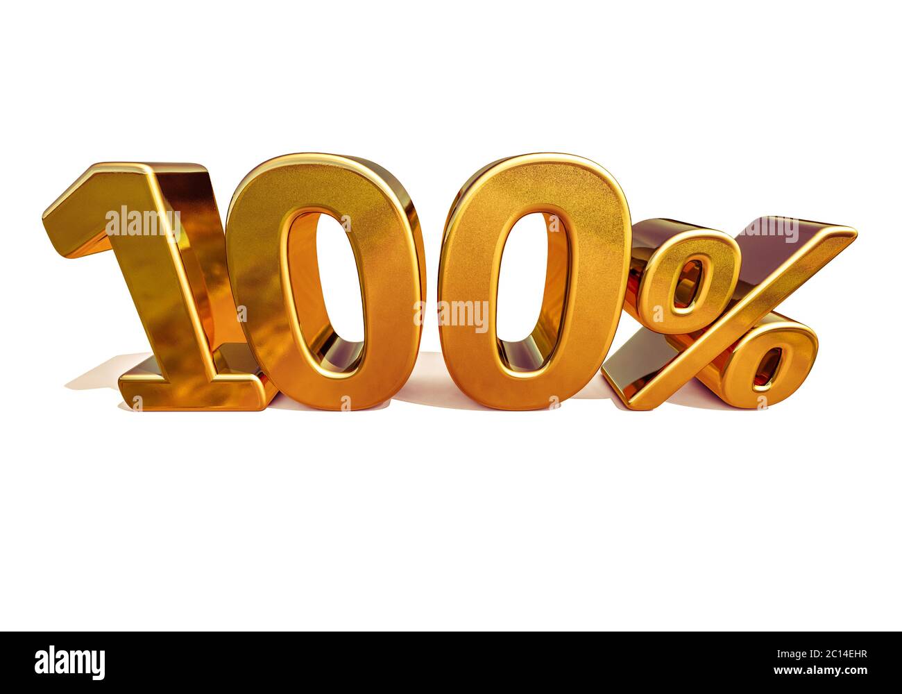 3d Gold 100 Hundred Percent Discount Sign Stock Photo - Alamy
