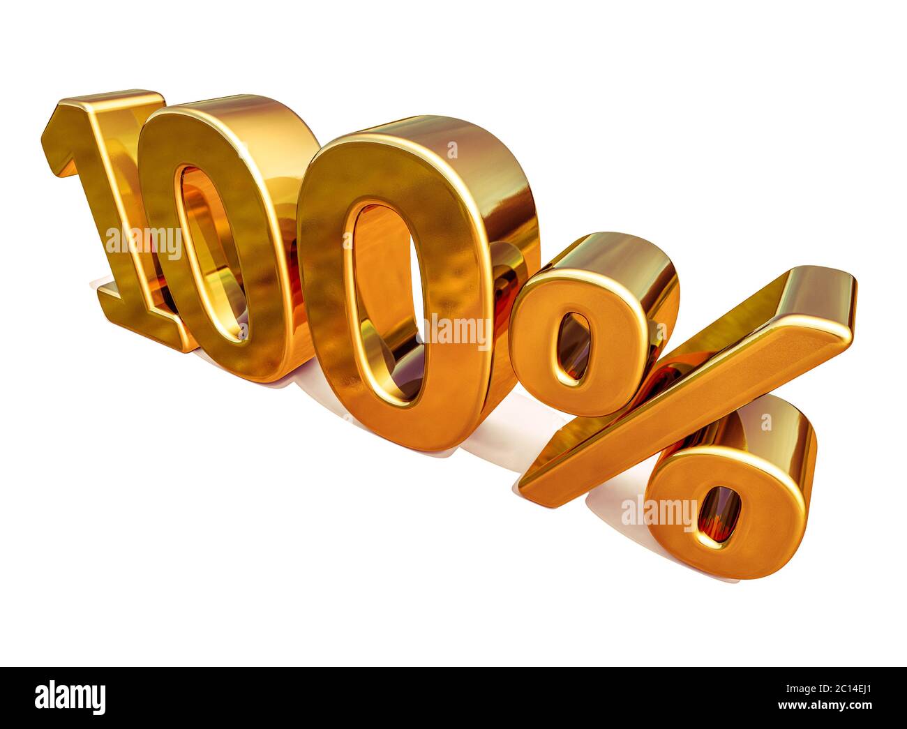 3d Gold 100 Hundred Percent Discount Sign Stock Photo - Alamy