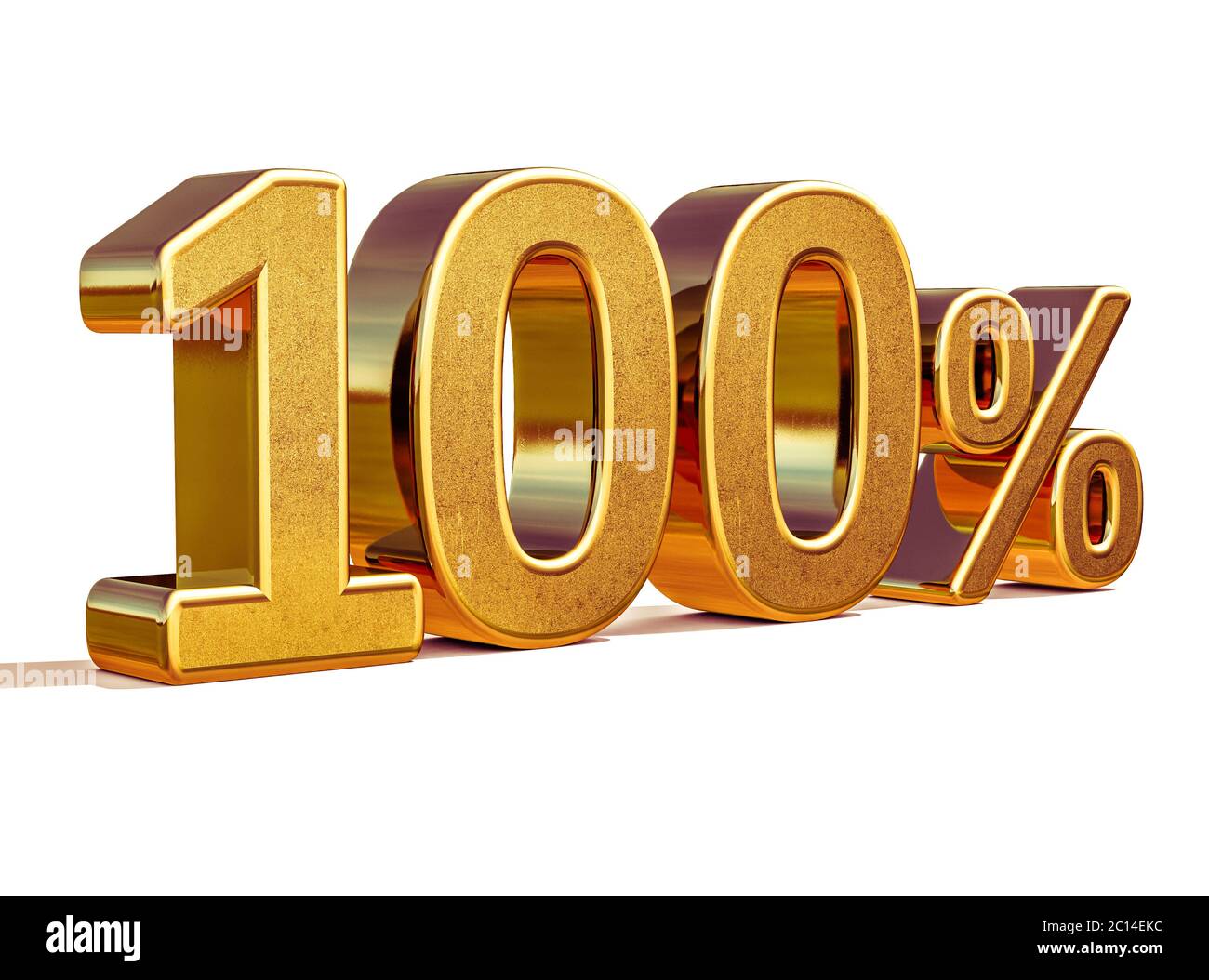 3d Gold 100 Hundred Percent Discount Sign Stock Photo - Alamy