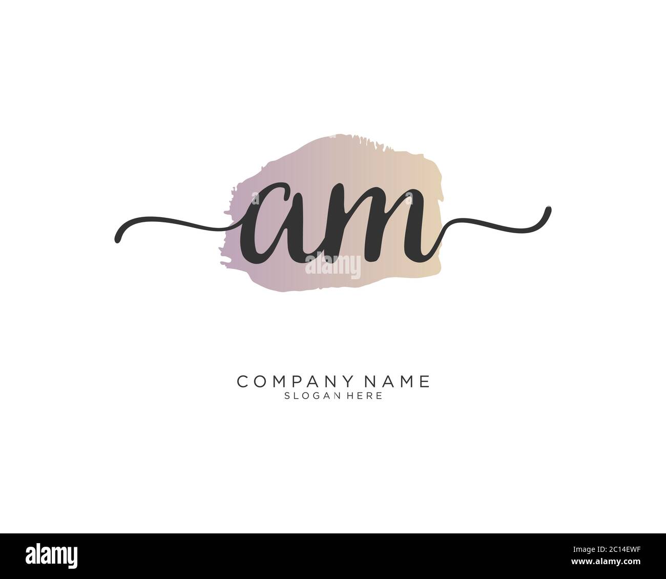 Am initials logo Cut Out Stock Images & Pictures - Alamy