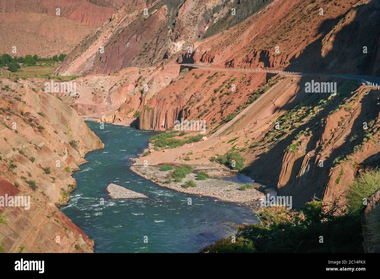 Deep mountain river valley in Yunnan Stock Photo - Alamy