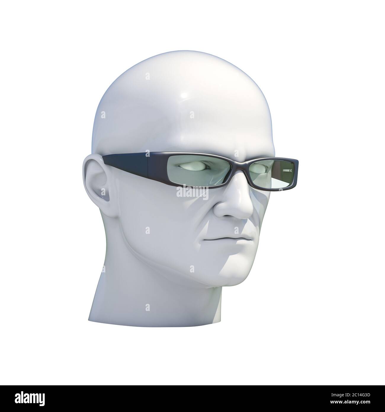 Mannequin Dummy Head Isolated Stock Photo - Alamy