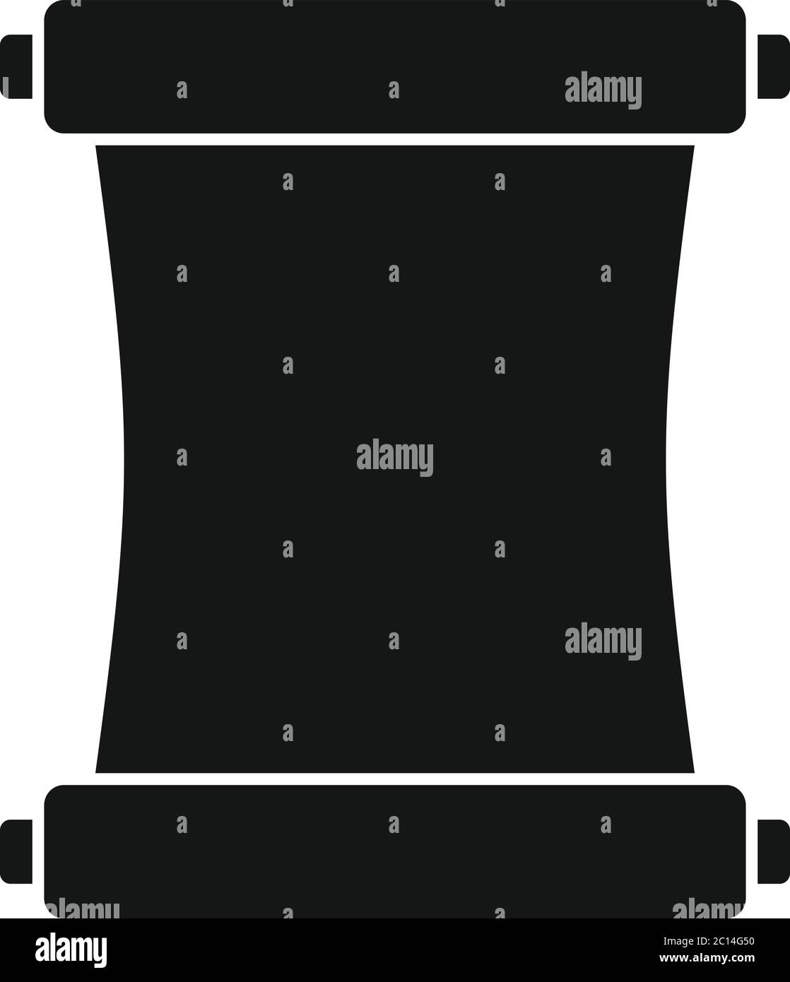 Ninja papyrus icon. Simple illustration of ninja papyrus vector icon ...