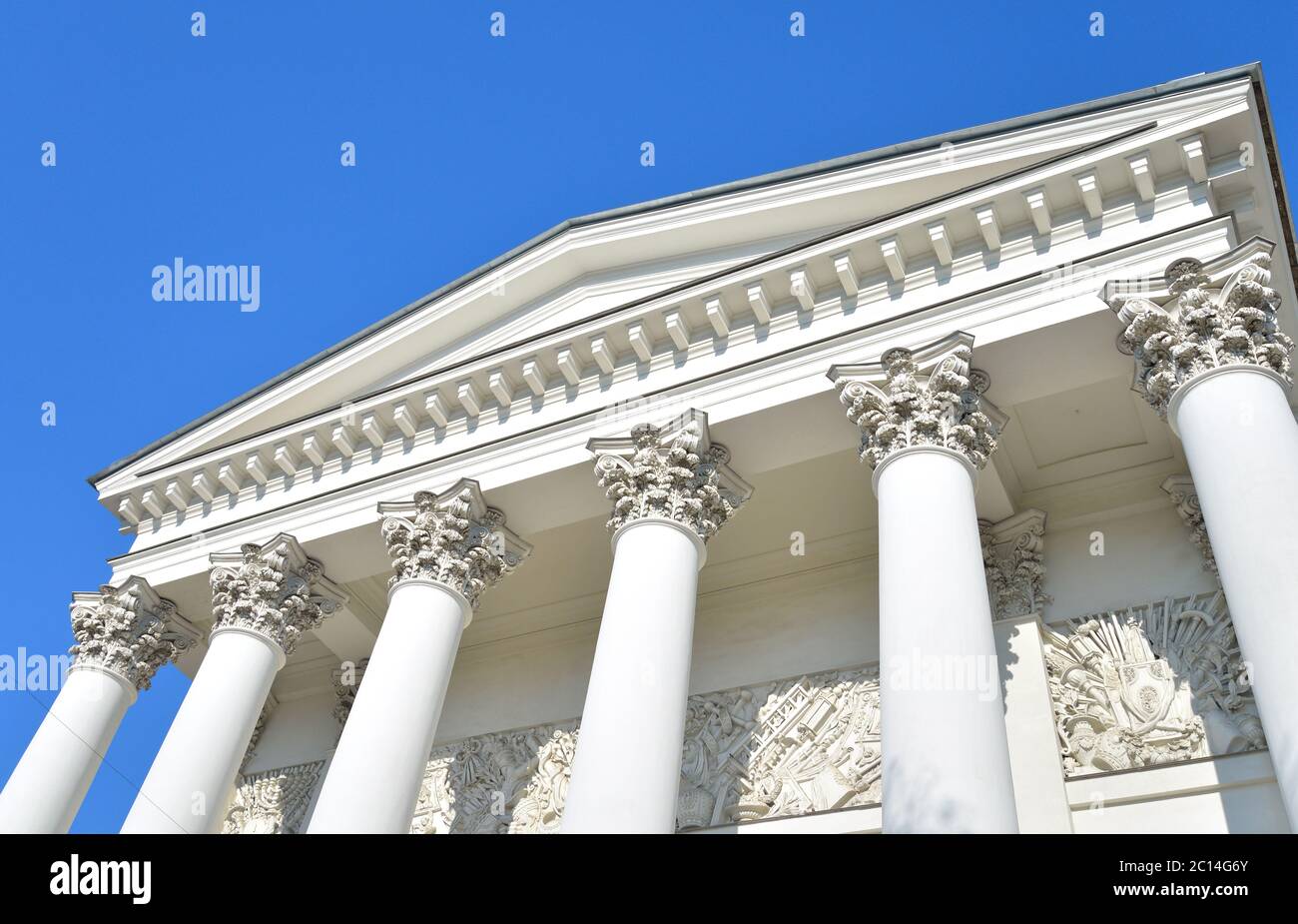 Columns of the Trinity-Izmailovsky Cathedral Stock Photo - Alamy