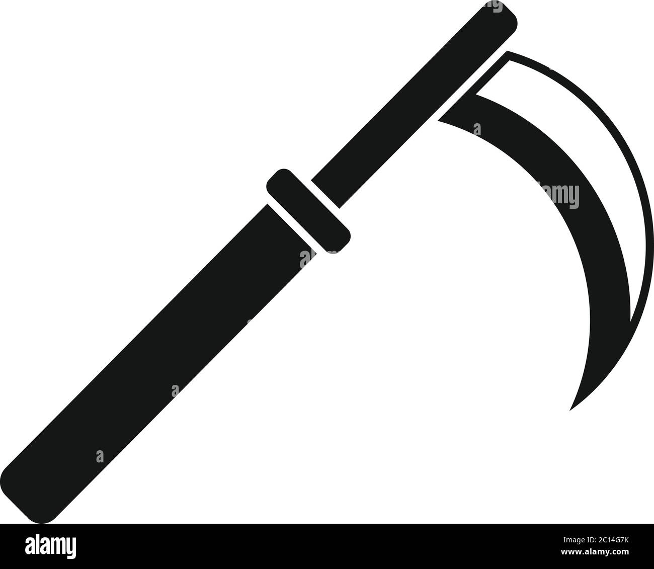 Ninja blade icon. Simple illustration of ninja blade vector icon for ...